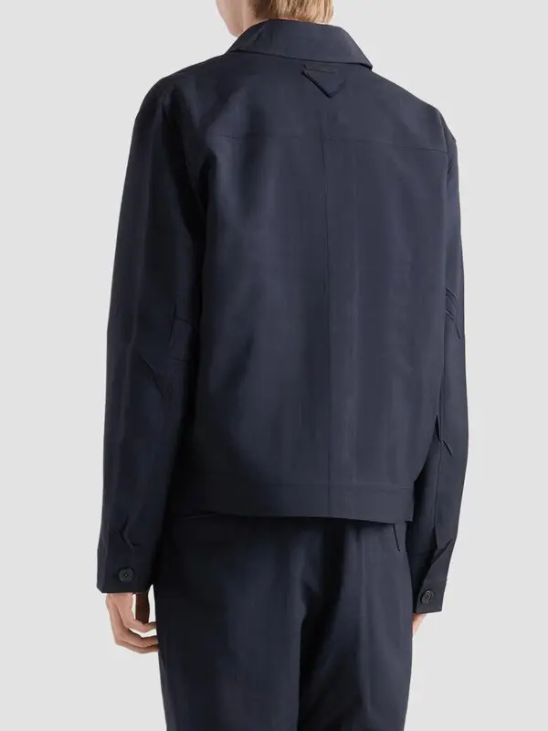 Prada Wool And Mohair Blouson Jacket