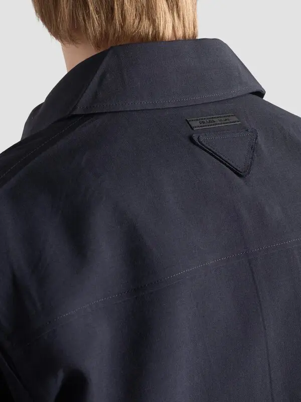 Prada Wool And Mohair Blouson Jacket