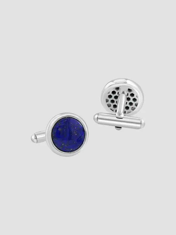 Saks Fifth Avenue Collection 925 Sterling & Lapis Lazuli Cufflinks