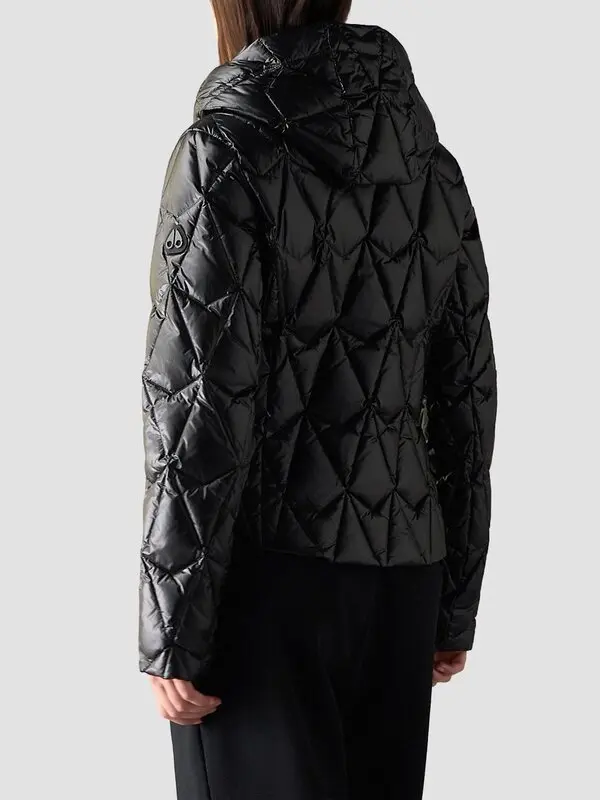 Moose Knuckles Iceberg Quilted Down Lightweight Jacket - Black
