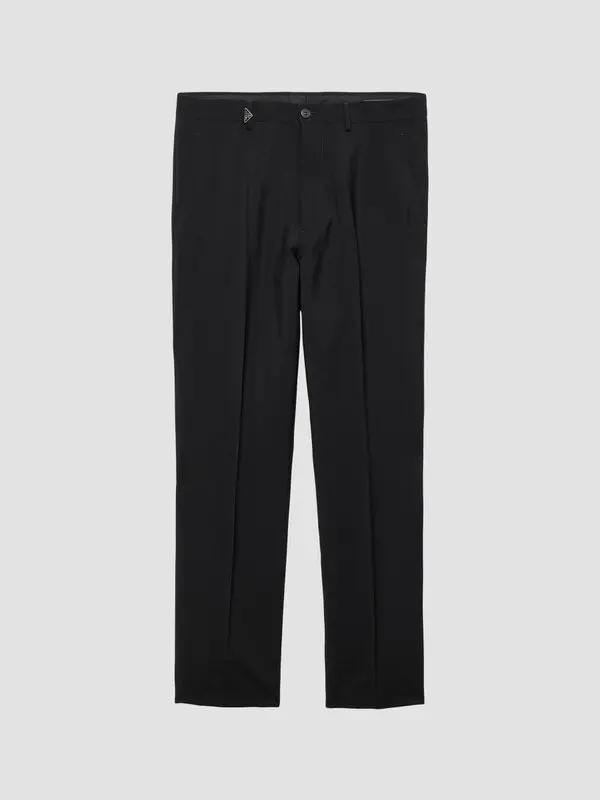 Prada Mohair Wool Pants - Black