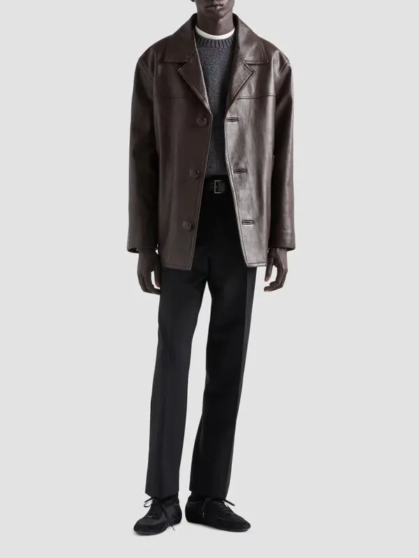Prada Mohair Wool Pants - Black