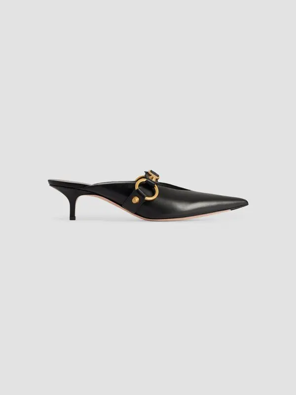 Balenciaga City Mules - Black