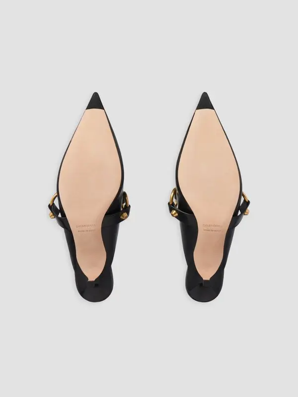 Balenciaga City Mules - Black