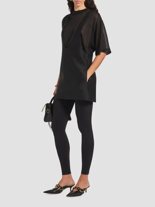 Balenciaga City Mules - Black