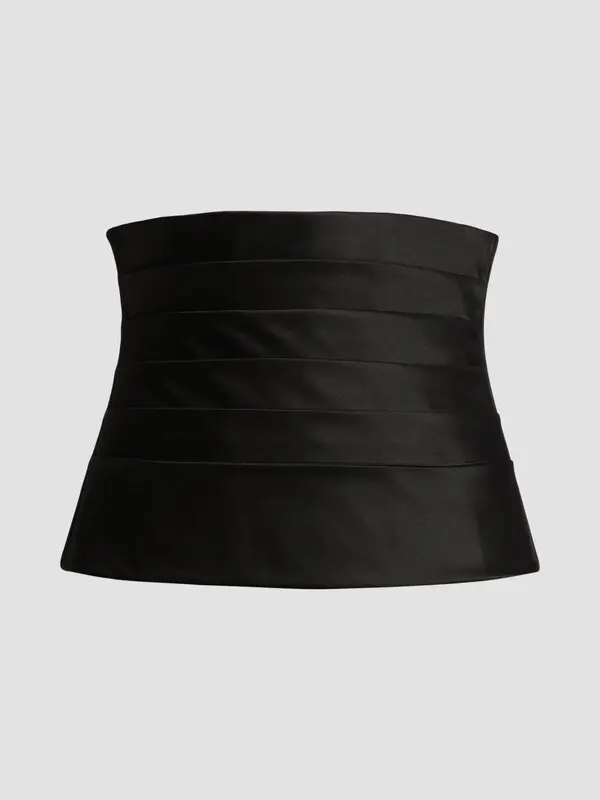 Thom Browne Silk Faille Cummerbund Corset