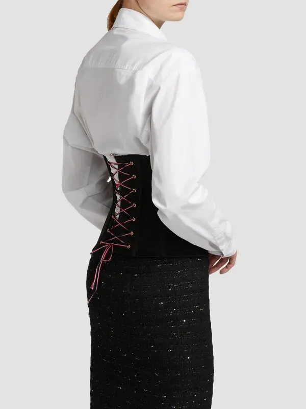 Thom Browne Silk Faille Cummerbund Corset