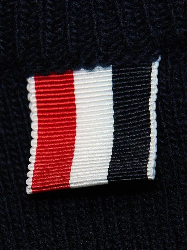 Thom Browne Four Bar Wool Cardigan