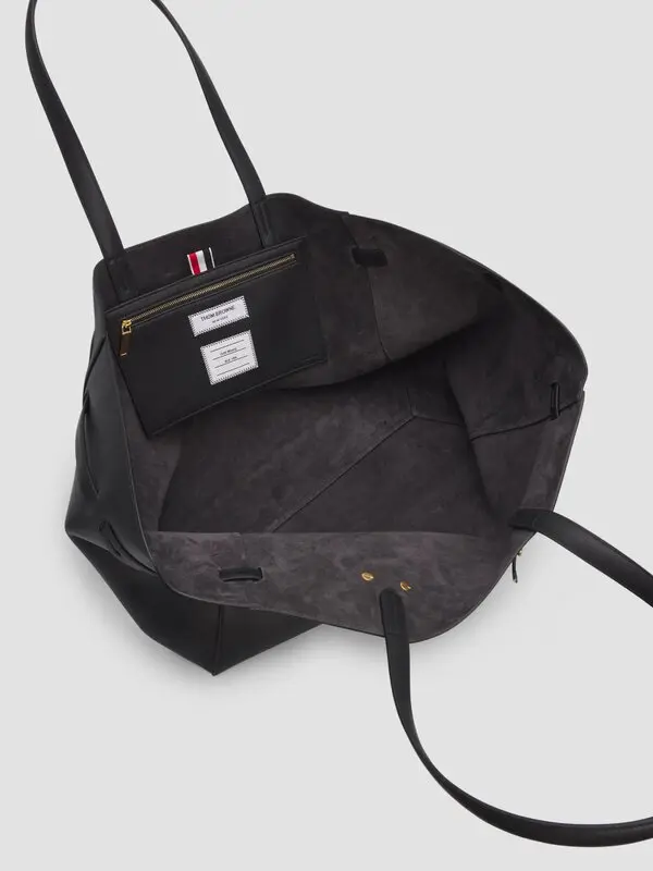 Thom Browne Mr. Thom Cabas Leather Bag