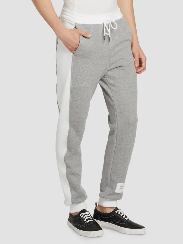 Thom Browne Engineered 4 Bar Classic Loopback Jersey Sweatpants