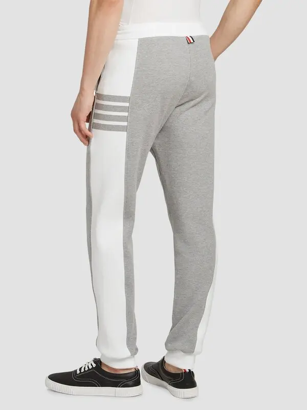 Thom Browne Engineered 4 Bar Classic Loopback Jersey Sweatpants