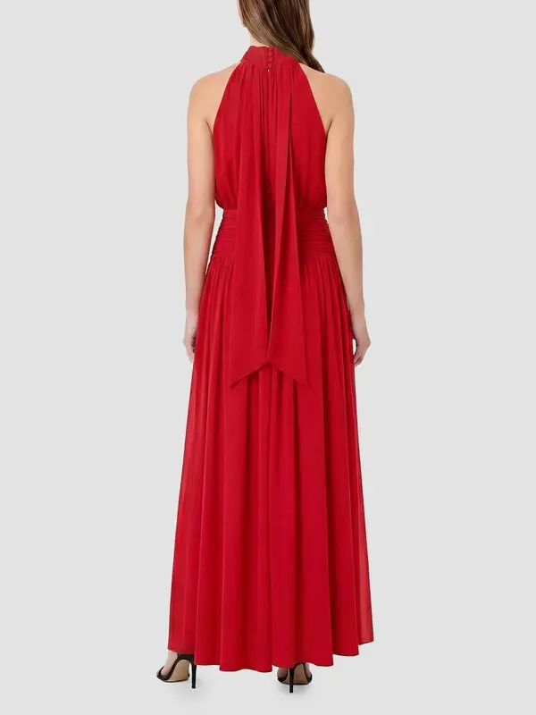NICHOLAS THE LABEL Tessa Pleated Maxi Dress