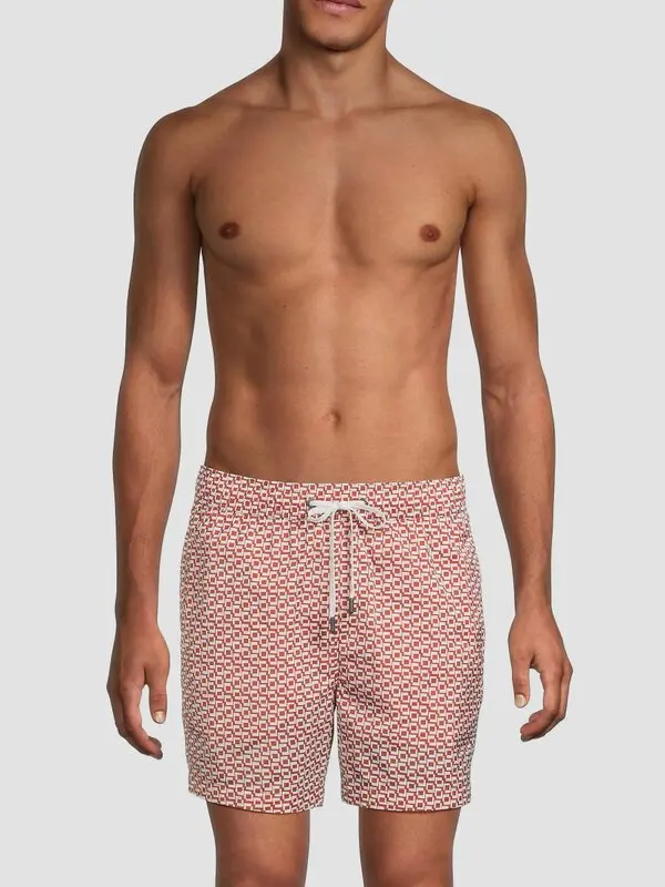 Onia Calder Printed Swim Shorts