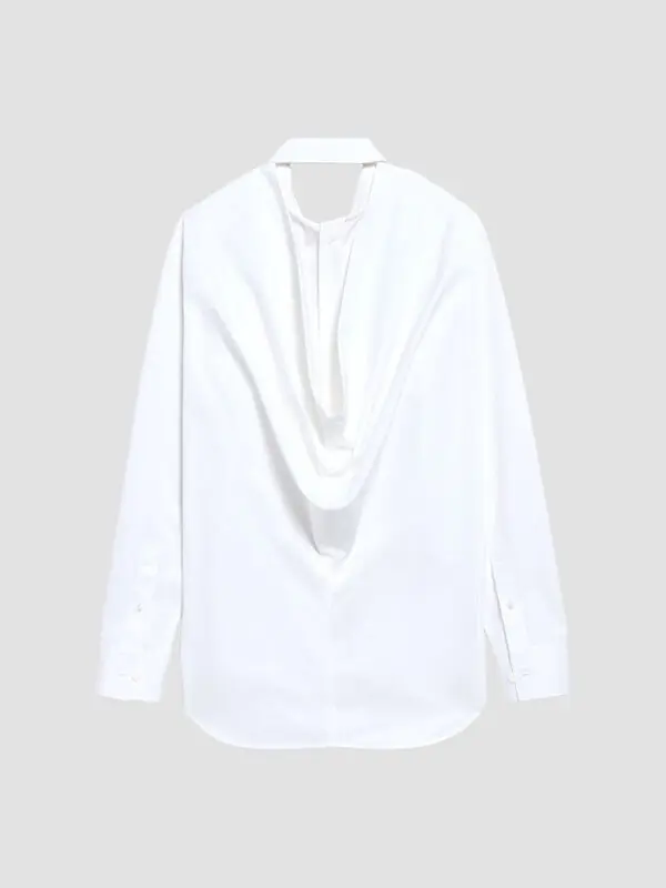 Balenciaga Draped Back Shirt