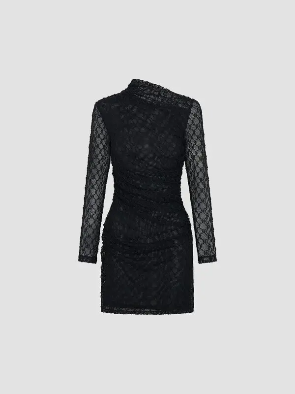 NICHOLAS THE LABEL Glenda Twisted Lace Minidress