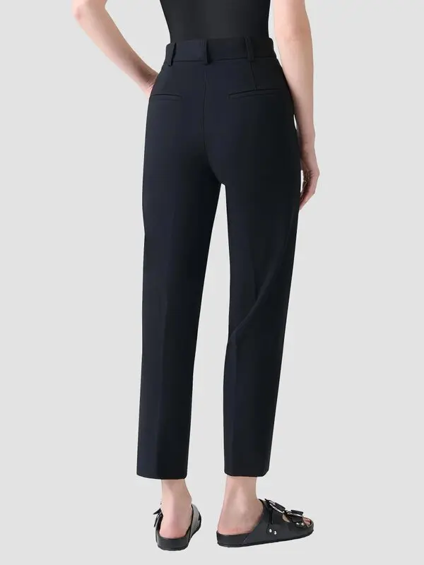 Akris Ferry Jersey Mid-rise Tapered-leg Pants