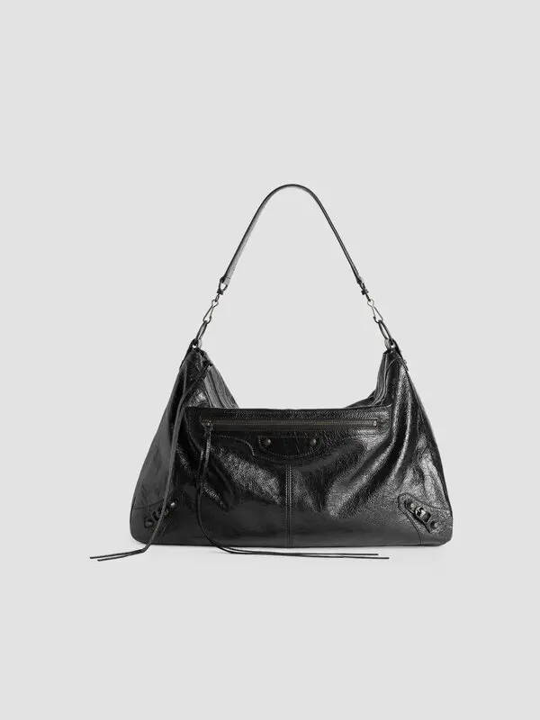 Balenciaga Le City Moto Large Tote Bag - Black