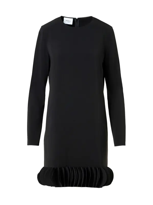 Akris Lasercut Crêpe Minidress