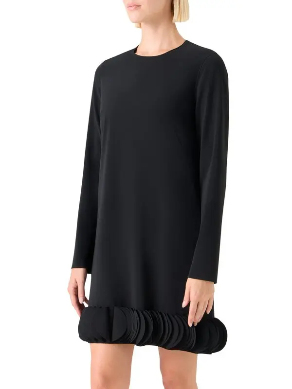 Akris Lasercut Crêpe Minidress