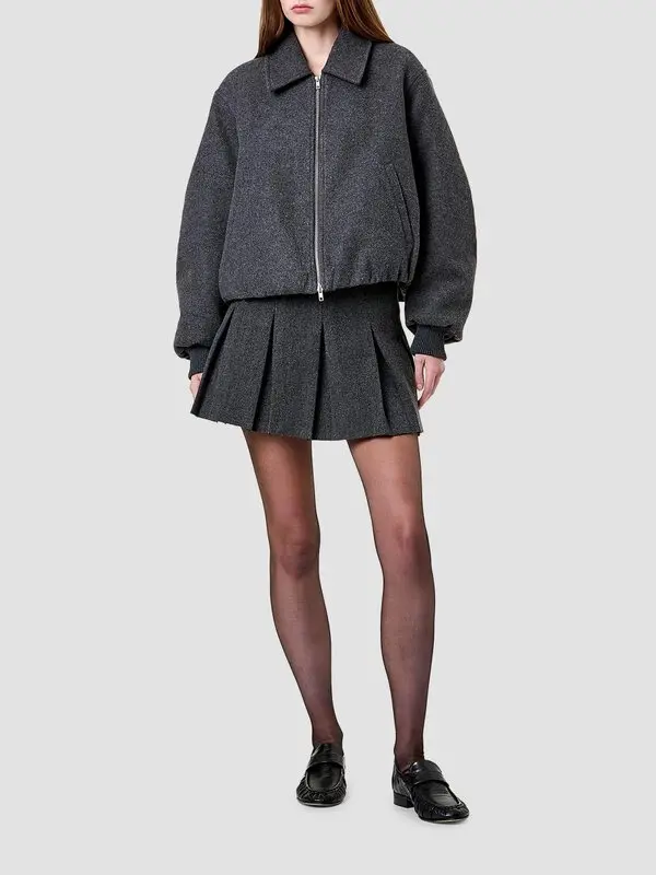 NICHOLAS THE LABEL Frida Wool-blend Bomber Jacket