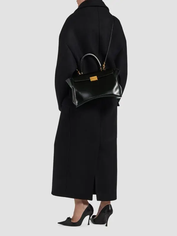 Balenciaga Hourglass Avenue Medium Top Handle Bag - Black