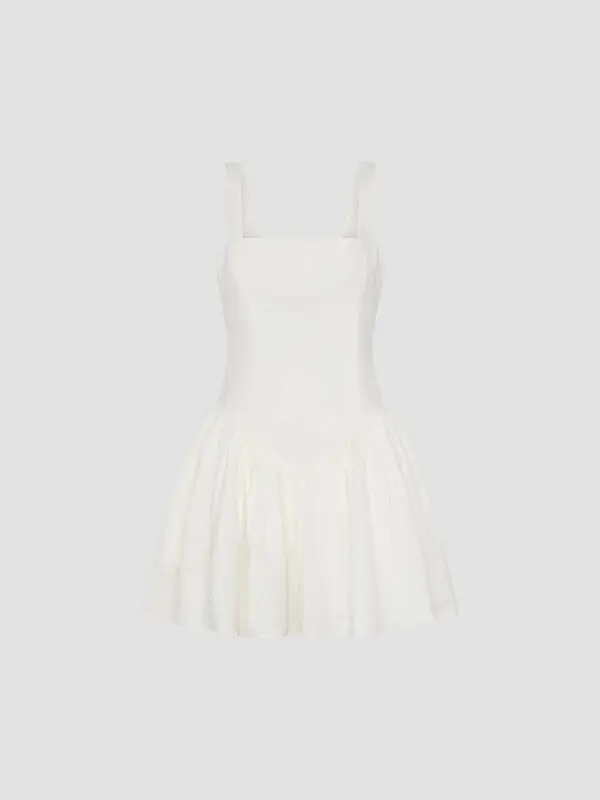 NICHOLAS THE LABEL Vittoria Linen-blend Minidress