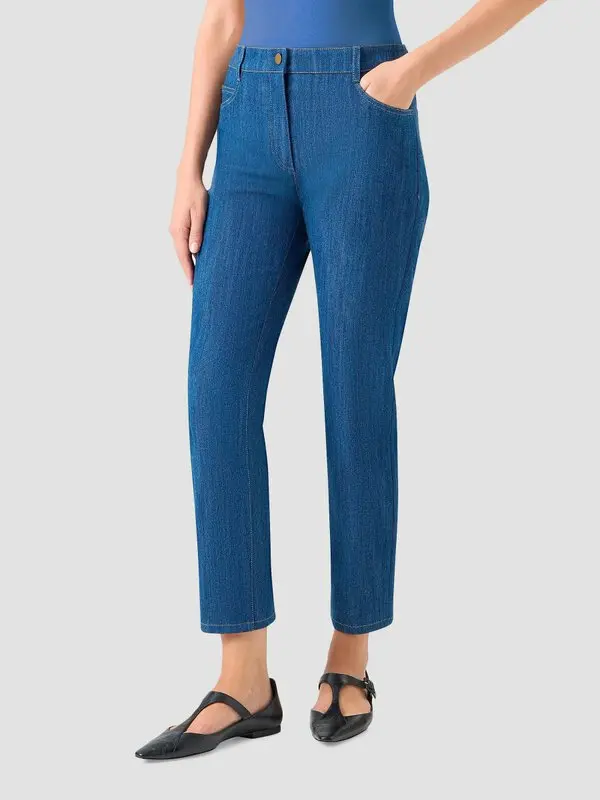 Akris Maru Low-rise Straight Jeans