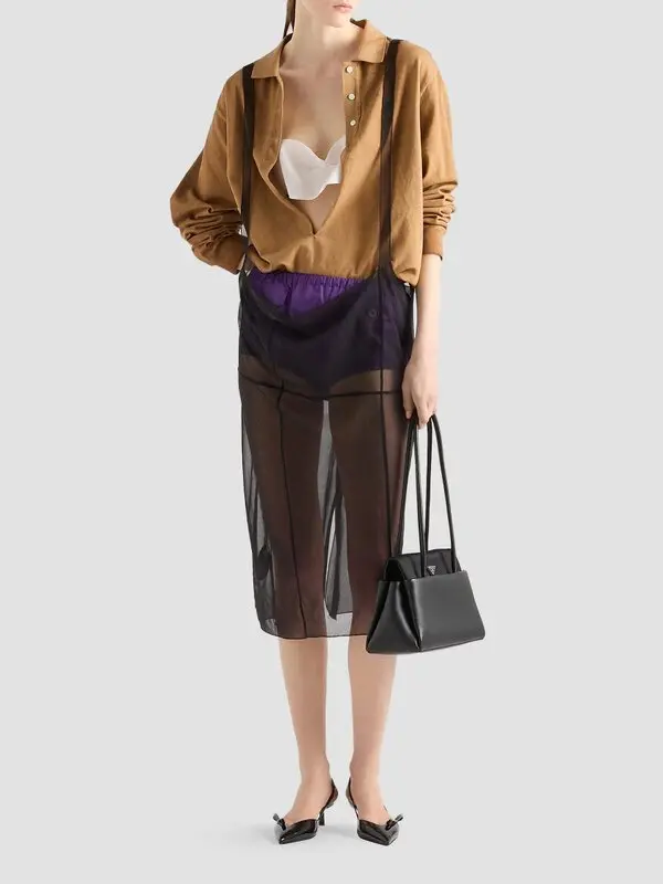 Prada Cigaline Midi-skirt