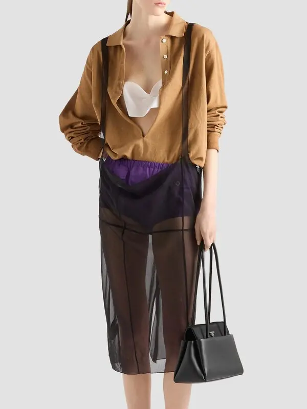 Prada Cigaline Midi-skirt