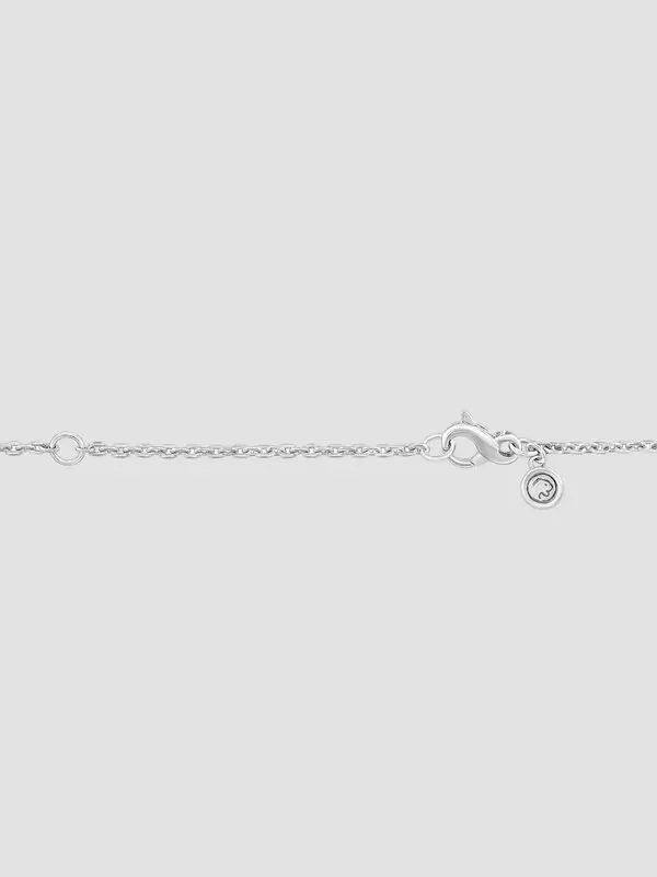 Saks Fifth Avenue Collection Sterling Dog Tag Pendant Necklace