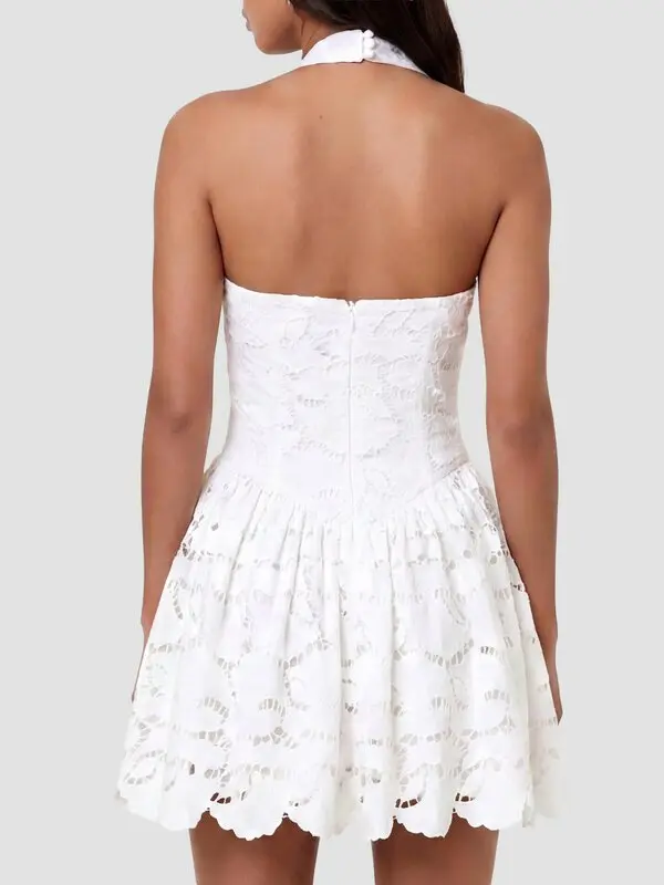 NICHOLAS THE LABEL Vittoria Broderie Lace Minidress