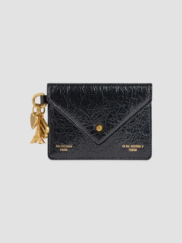 Balenciaga Token Card Holder - Black