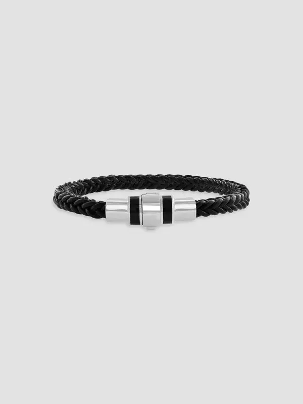 Saks Fifth Avenue Collection 925 Sterling Silver & Agate Cord Bracelet