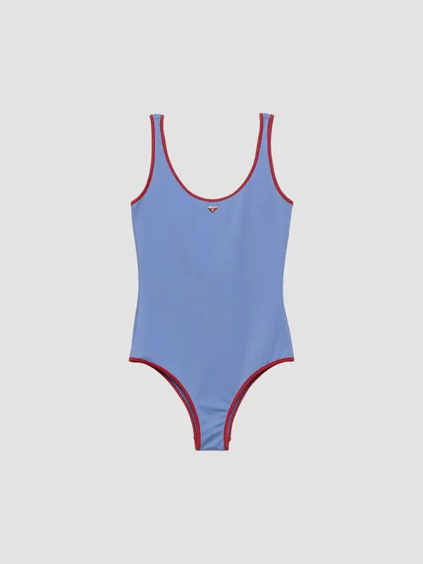 Prada Jersey One-piece Swimsuit