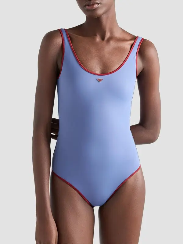 Prada Jersey One-piece Swimsuit