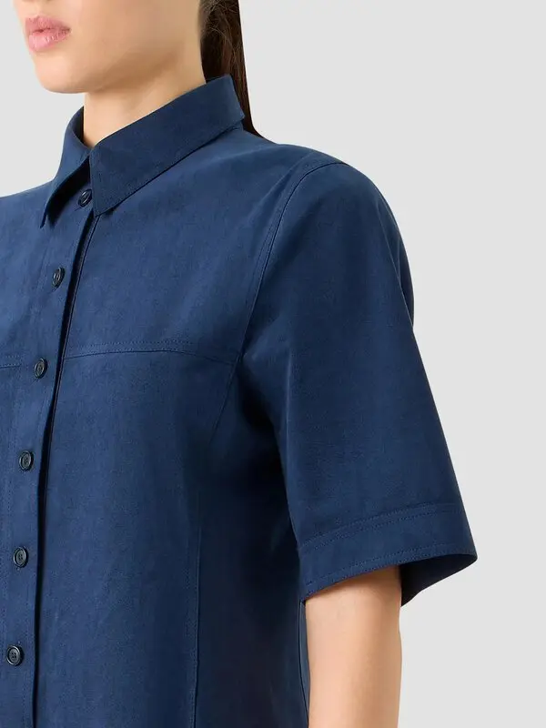 Akris Short-sleeve Polo Minidress