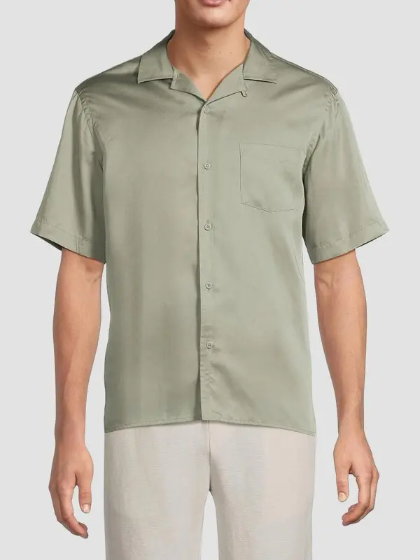 Onia Core Vacation Relaxed Short-sleeve Shirt