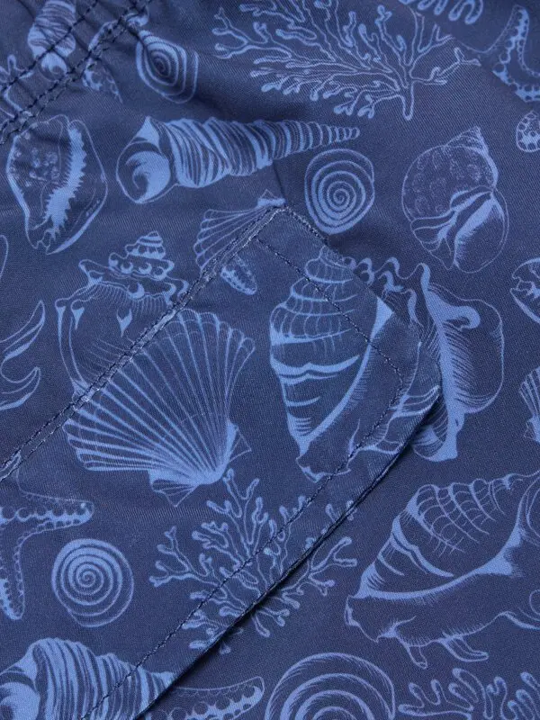 SAKS FIFTH AVENUE Collection Beach Shells Printed Drawstring Swim Shorts