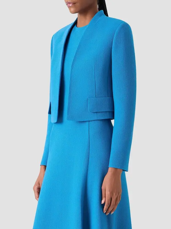 Akris Helena Double-face Wool Crêpe Jacket