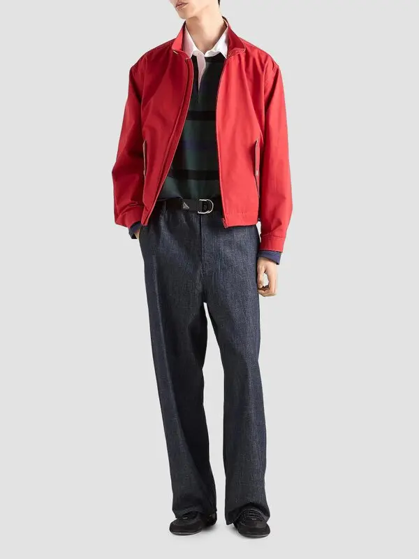 Prada Regular Raw Denim Jeans