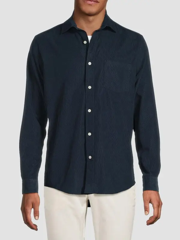 Onia Corduroy Long-sleeve Button-front Shirt