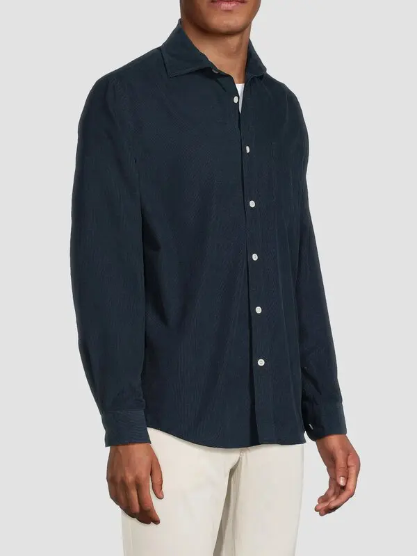 Onia Corduroy Long-sleeve Button-front Shirt