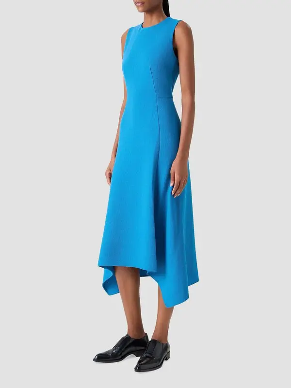 Akris Double-face Wool Crepe Midi-dress