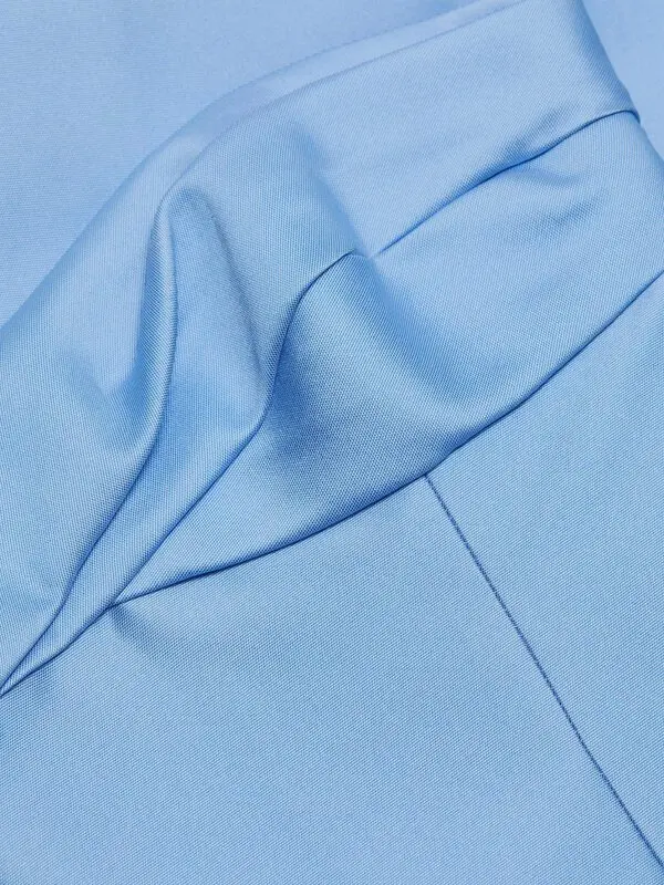 Monique Lhuillier Mikado Strapless Cocktail Dress