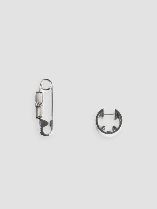Balenciaga Diy Pin Earrings - Silver