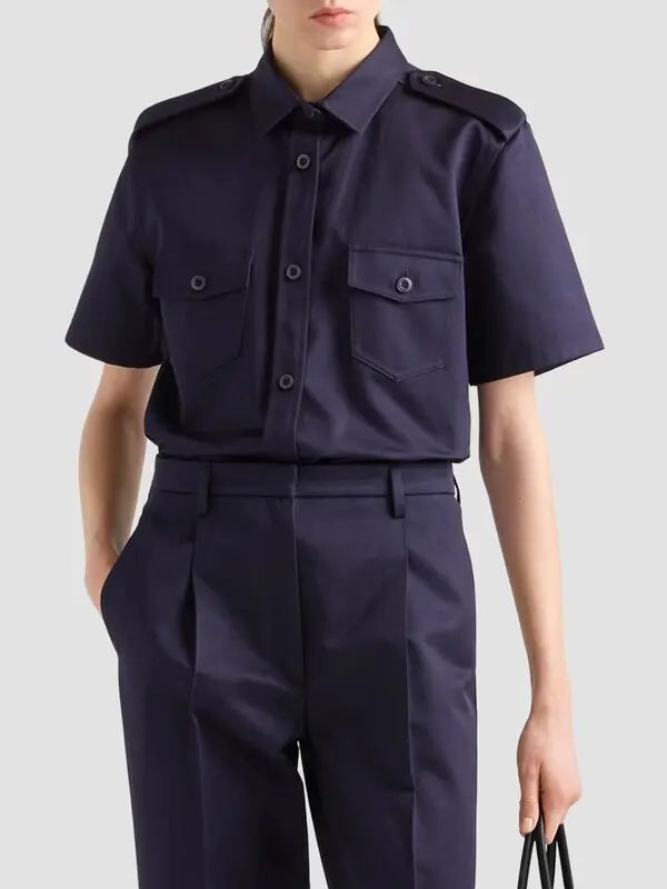Prada Short Sleeved Chino Shirt