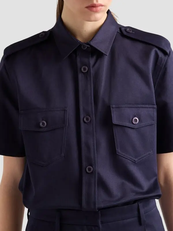 Prada Short Sleeved Chino Shirt