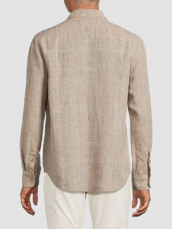 Onia Checked Linen Shirt
