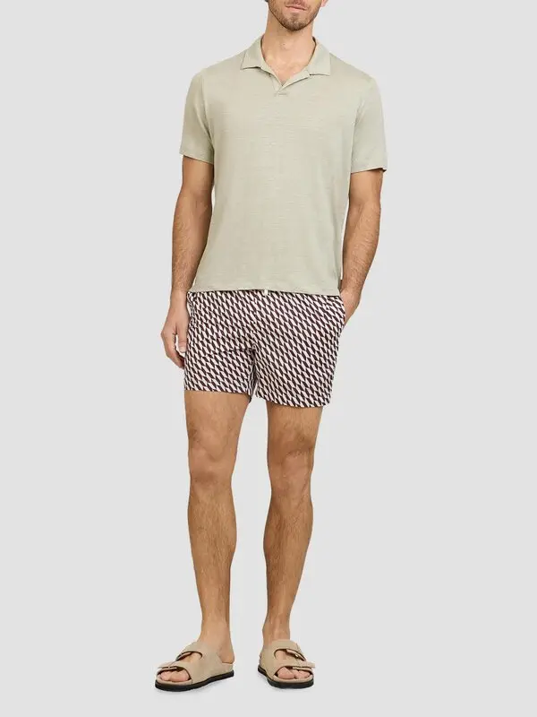 Onia Charles Geometric 5 Swim Trunks
