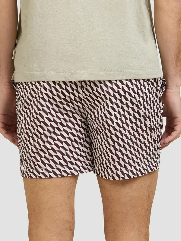 Onia Charles Geometric 5 Swim Trunks